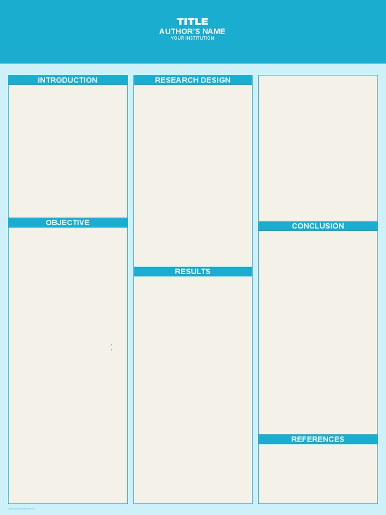 Poster Template | PDF