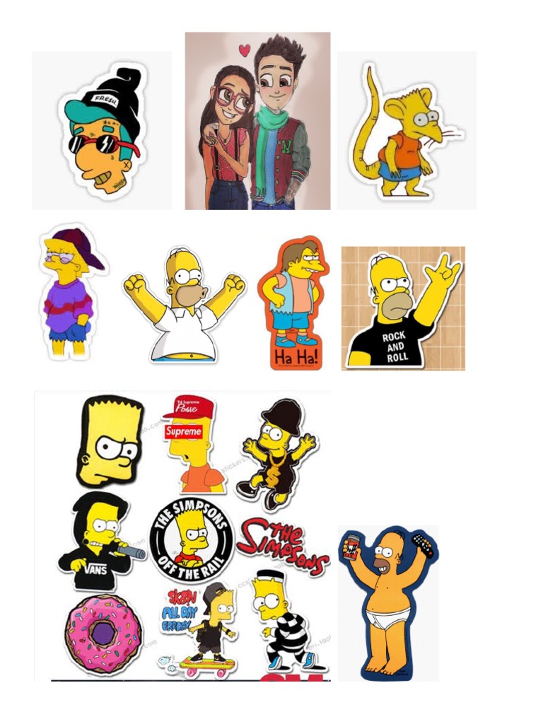 Stickers Simpsons | PDF