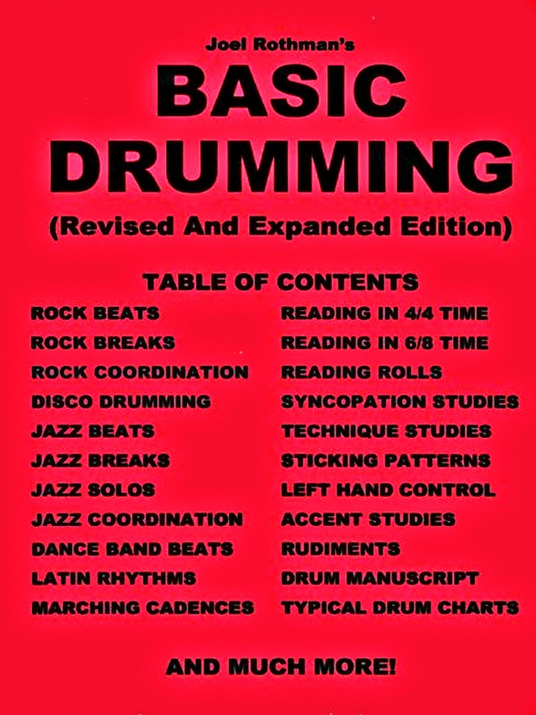 Joel Rothman S Basic Drumming PDF | PDF