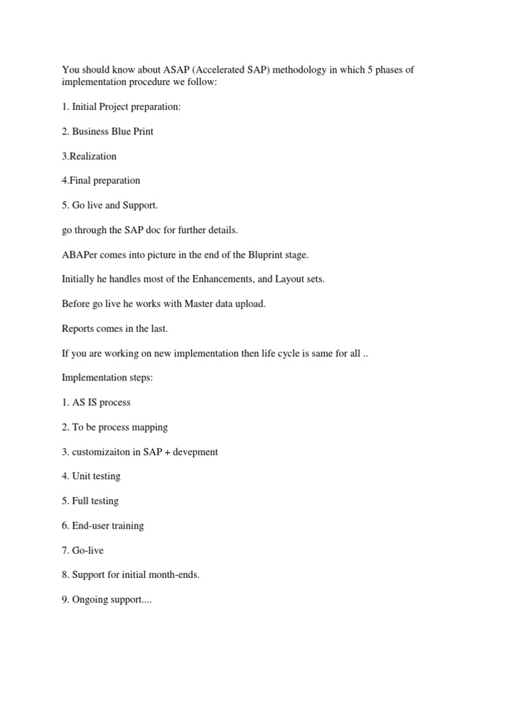 SAP End-to-End Implementation Guide | PDF | Business Process | Computer ...
