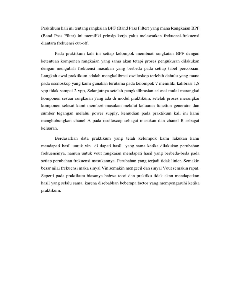 Analisa Bpf Pdf