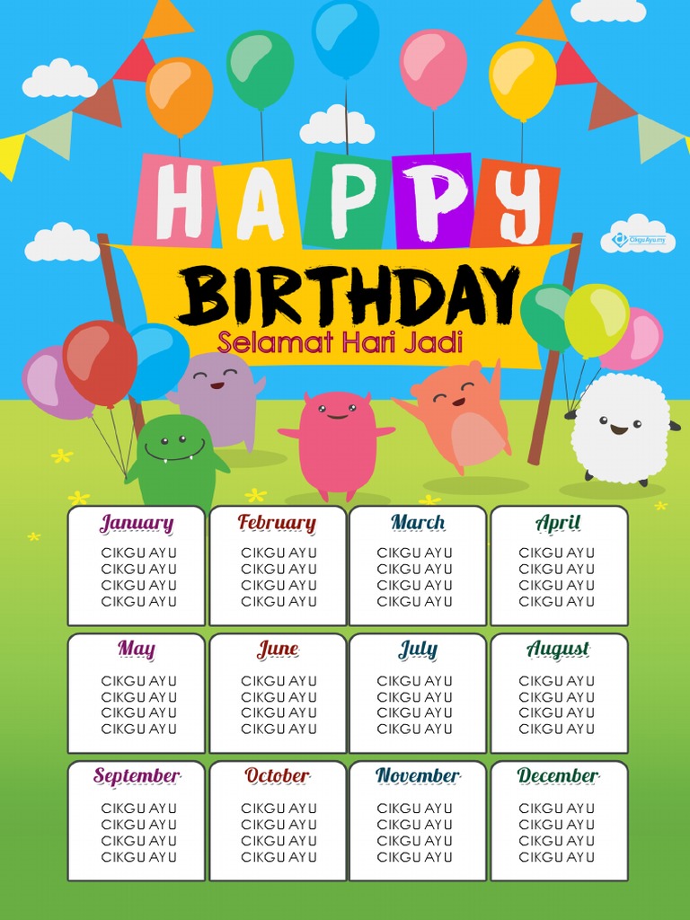 Carta Selamat Hari Jadi Pdf