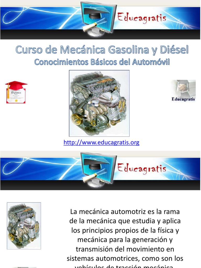 Curso de Mecanica Gasolina y Diesel | PDF