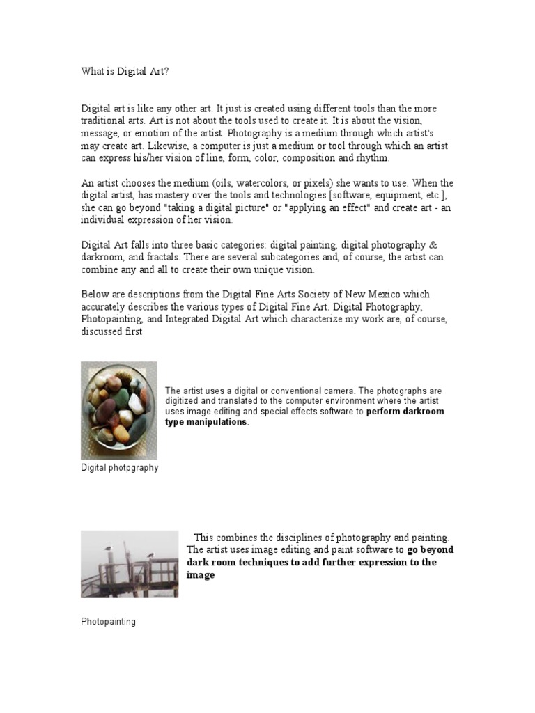 What Is Digital Art | PDF | 2 D Computer Graphics | Image Editing