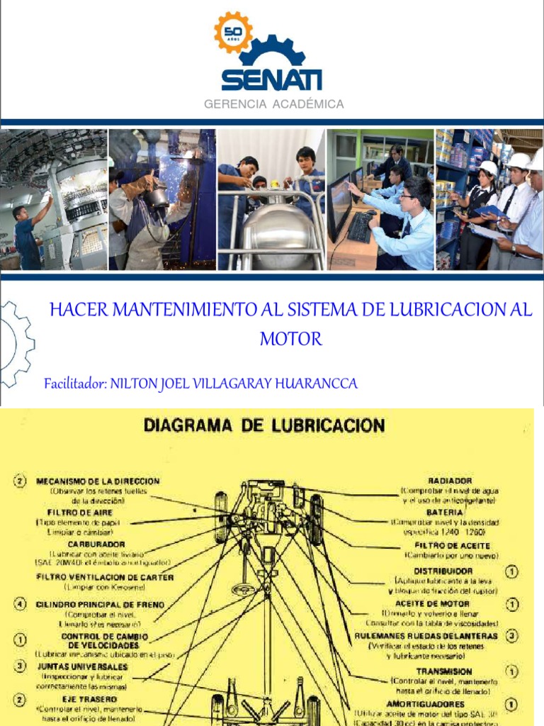 Hacer Mantenimiento Al Sistema de Lubricacion Del Motor | PDF ...