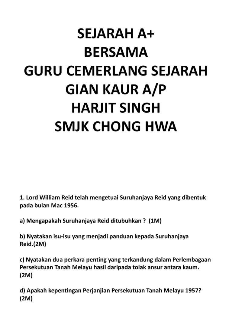 Power Point Sejarah A Pdf