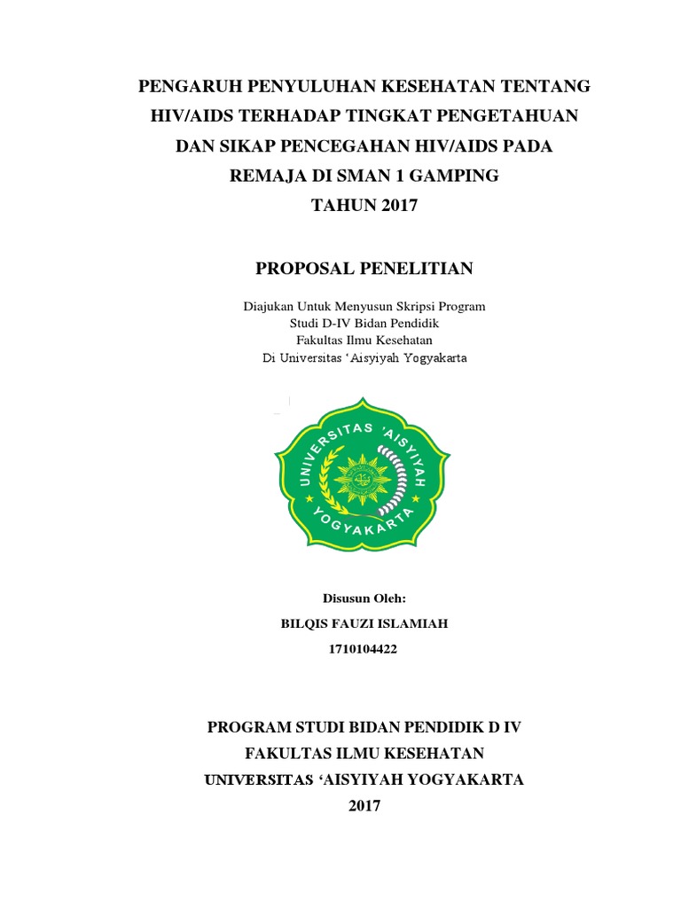 Halaman Depan Proposal | PDF