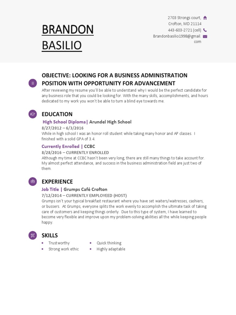 Brandon Resume Final | PDF