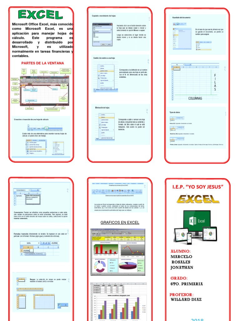 Triptico Excel
