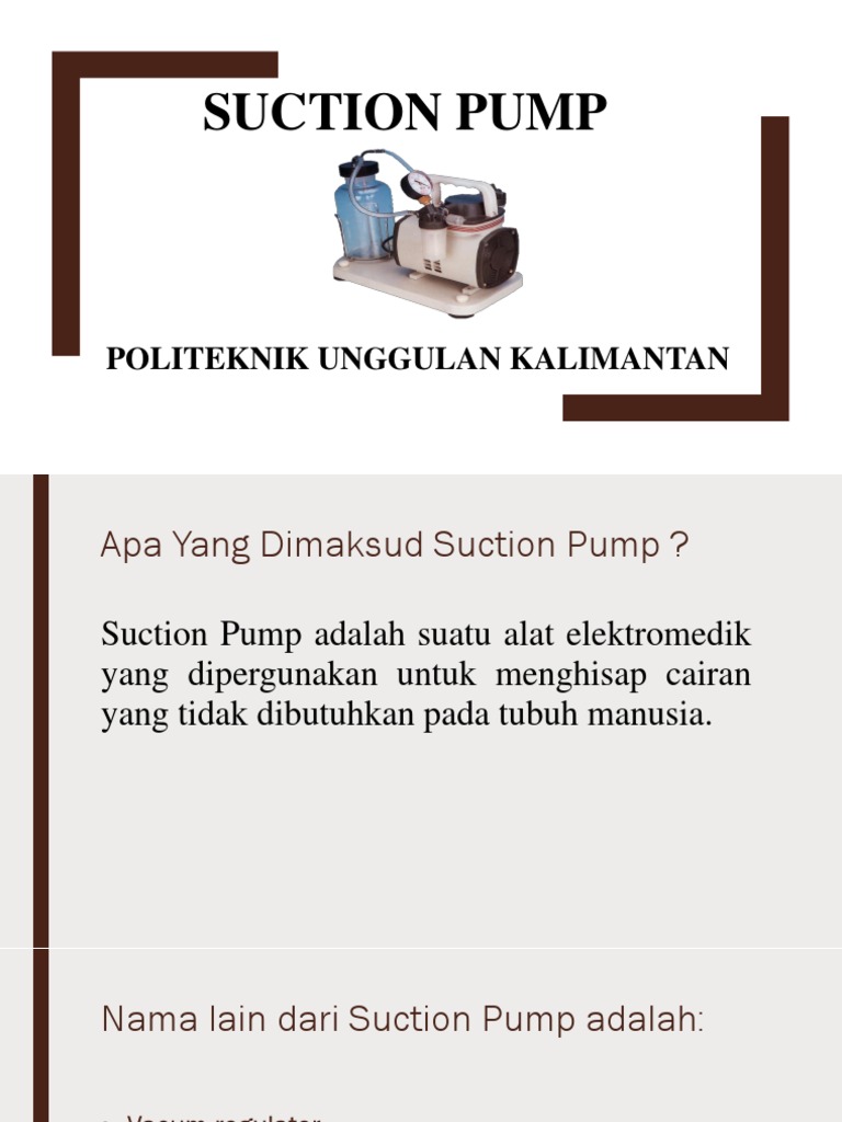 Suction Pump | PDF
