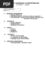 LKG Syllabus in India | PDF | Semiotics | Languages