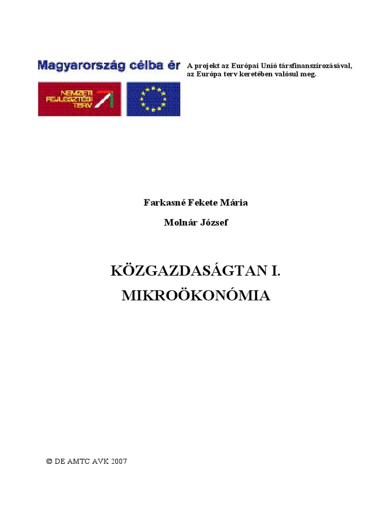 Mikroökonómia | PDF