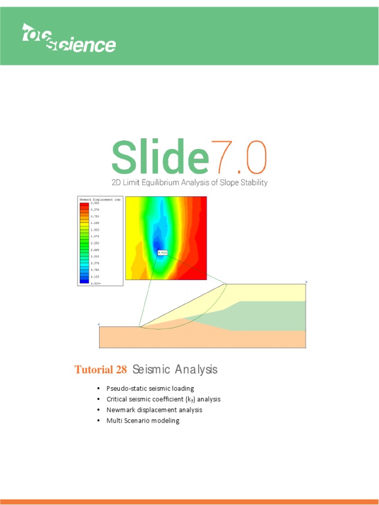 Tutorial 28 Seismic Analysis Slide.pdf | Mechanics | Software | Free 30 ...