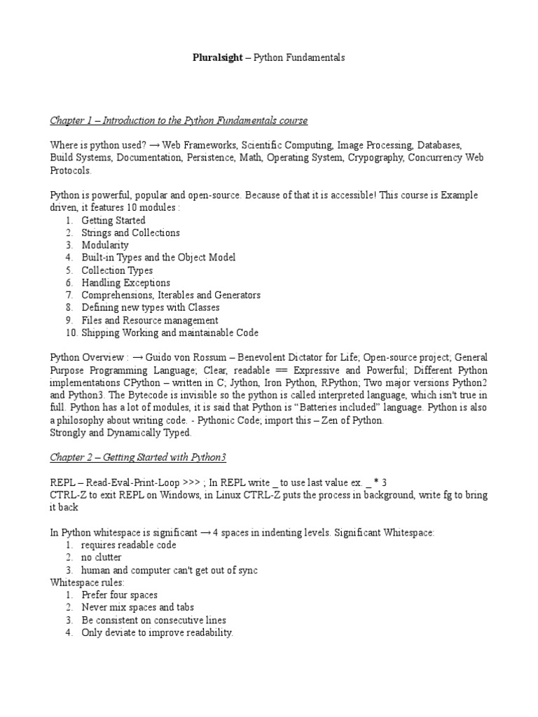 Python Fundamentals Sheet | PDF | Inheritance (Object Oriented ...