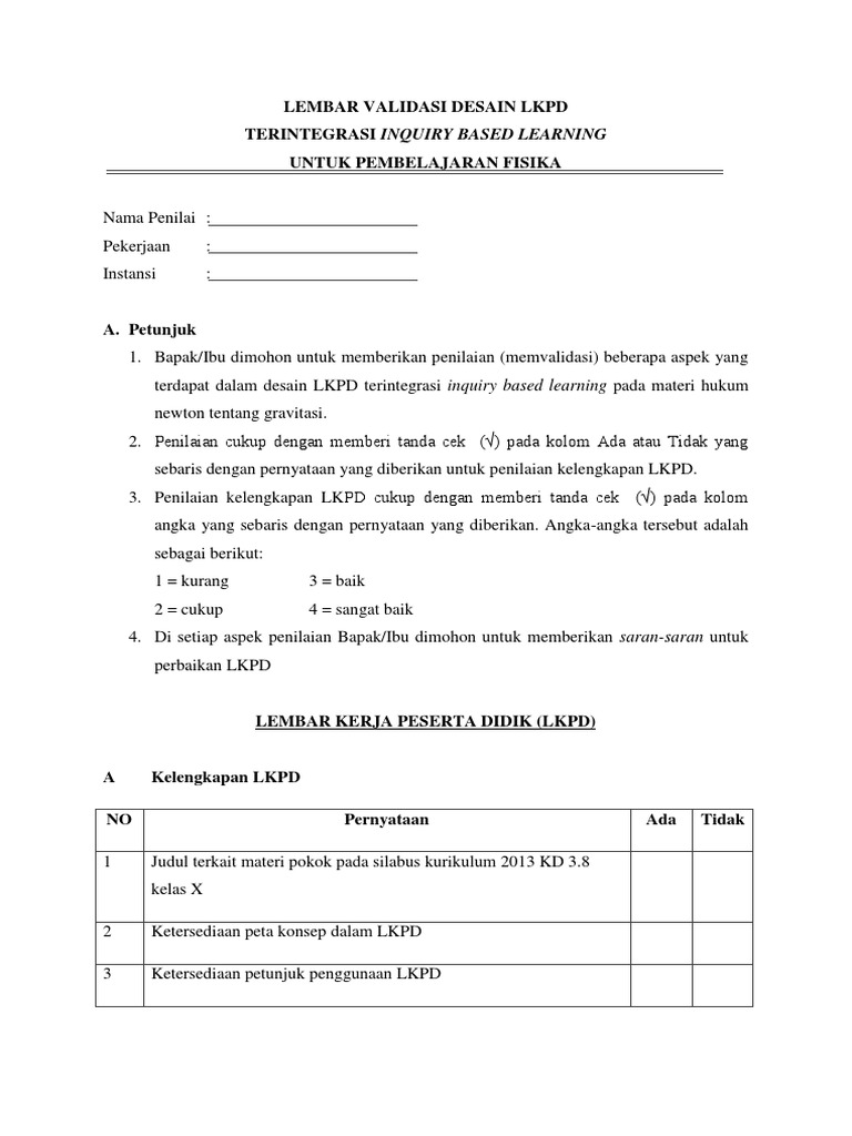 LEMBAR VALIDASI LKPD