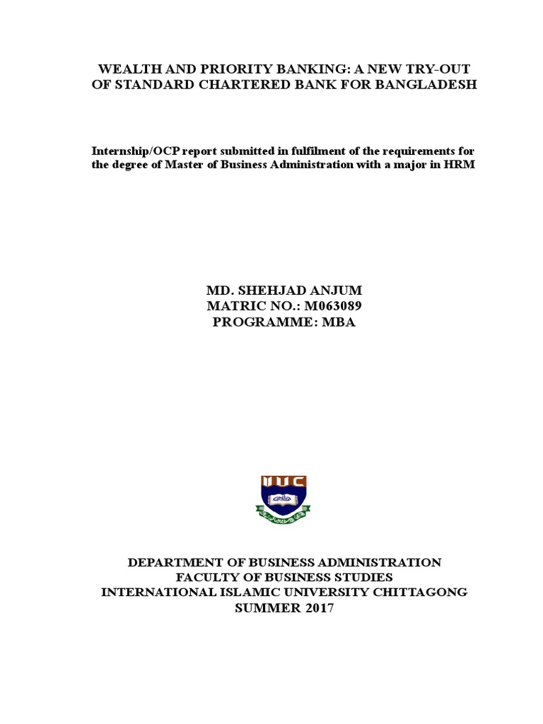 Sample Report MBA | PDF | Questionnaire | Data Analysis