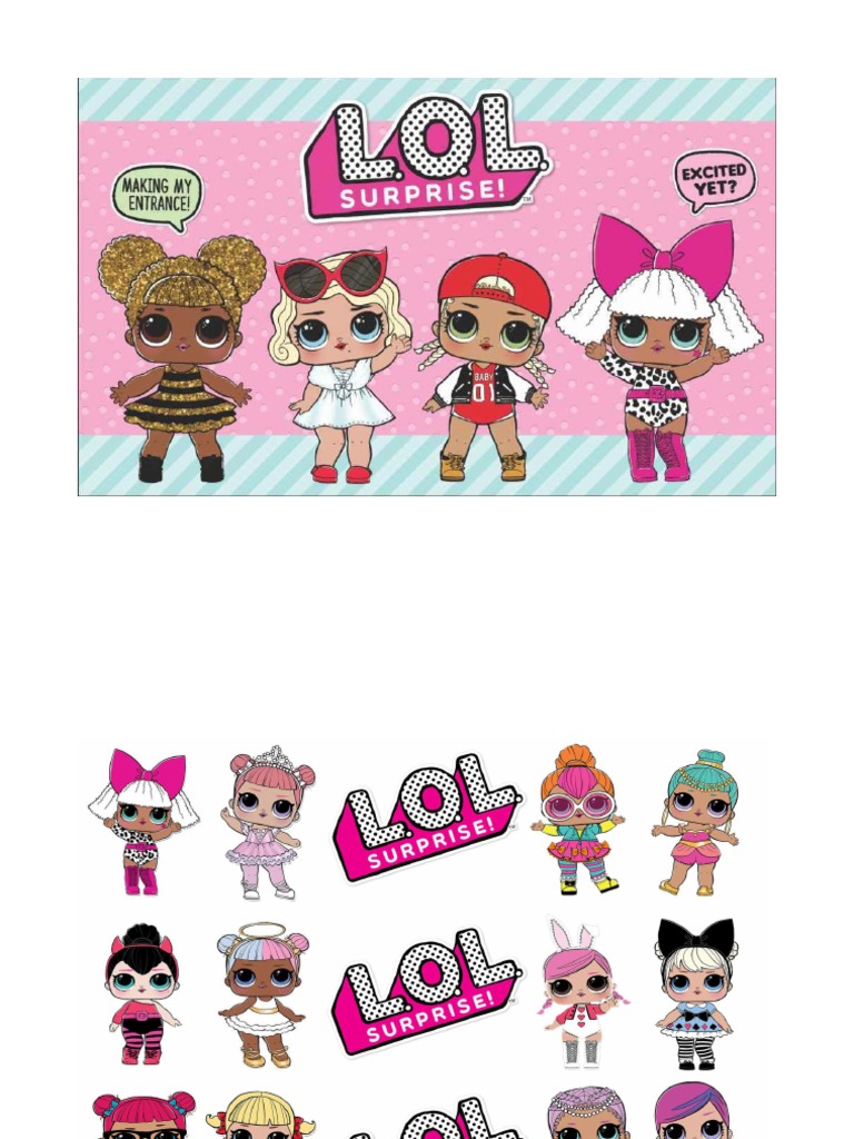 LOL Surprise Printables 1 | PDF