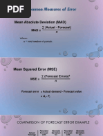 RSFE and Tracking Signal | PDF | Forecasting | Statistical Analysis