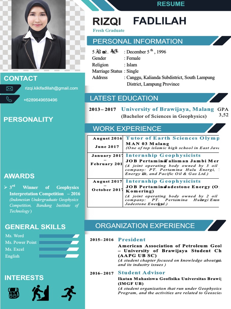 CV Bagus | PDF | Academia | Change