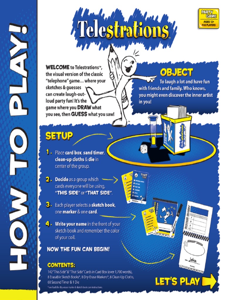 Telestrations Howtoplay | PDF