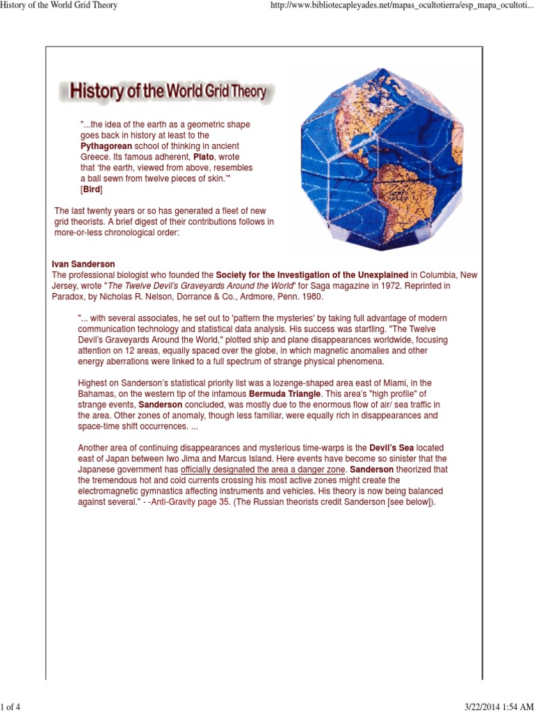 World Grid Theory PDF | PDF | Nature