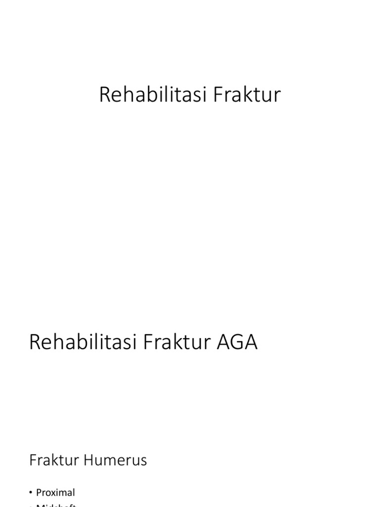 Rehabilitasi AGA AGB | PDF | Elbow | Foot