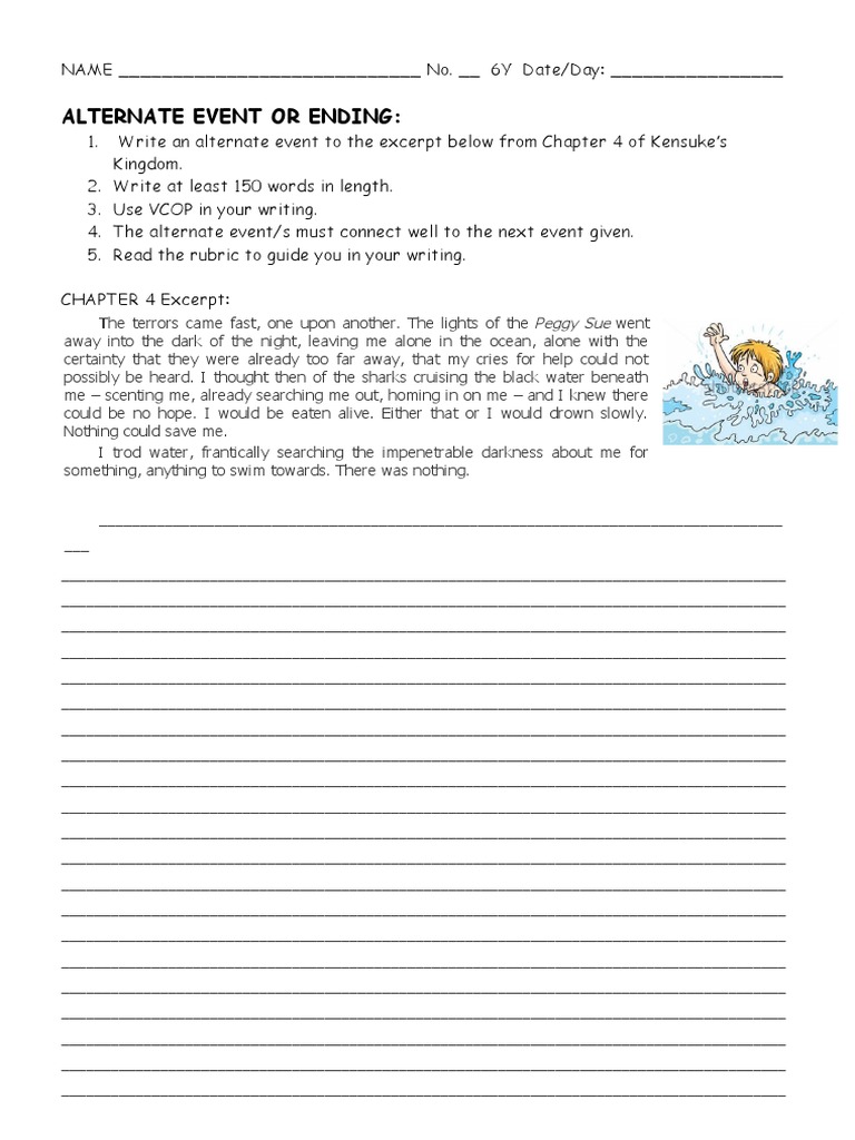 Alternate Ending Practice | PDF