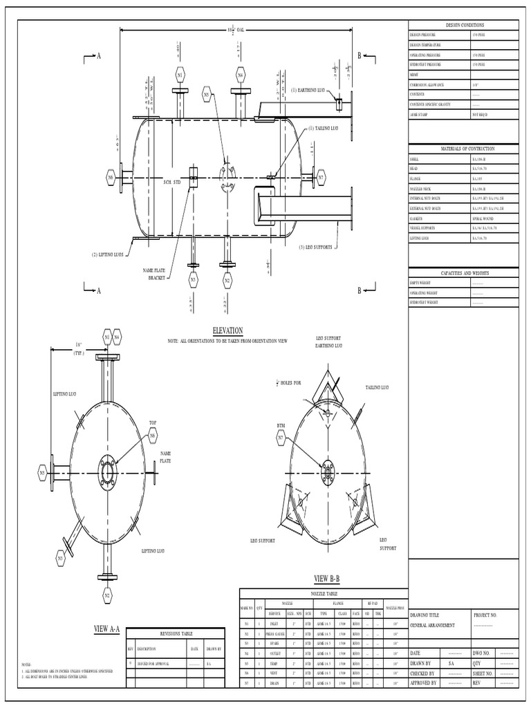 DWG No. SA Drawn by - QTY - Checked by - Date | PDF | Gas Technologies ...