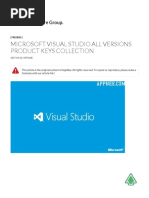 Visual Studio Product Keys | PDF