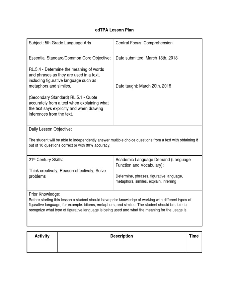 Understanding Figurative Language | PDF | Idiom | Question