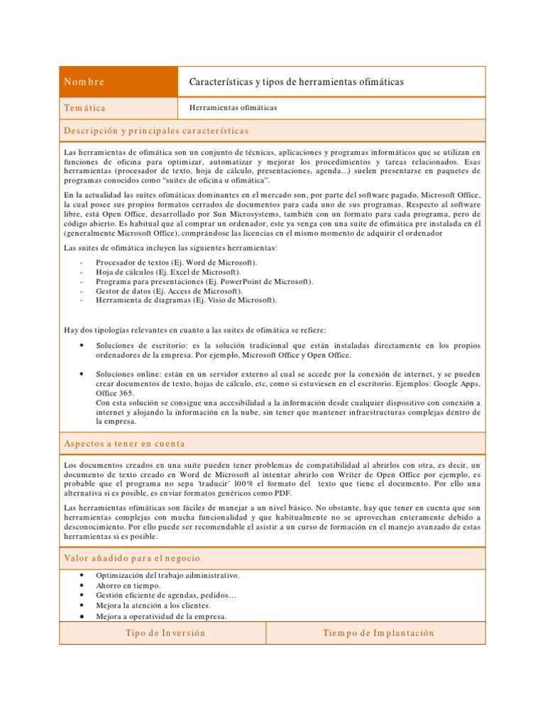 Herramientas ofimáticas | PDF | Microsoft Office | Microsoft