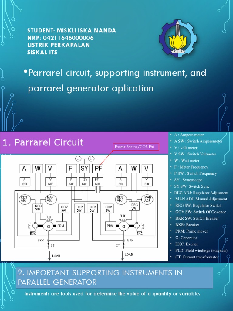 Parrarel Circuit, Supporting Instrument, and Parrarel Generator ...