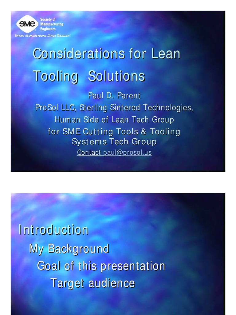 Lean Tooling Solutions Guide | PDF | Lean Manufacturing | Production ...