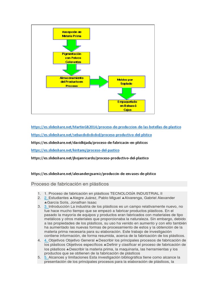 Botella | PDF | El plastico | Polímeros