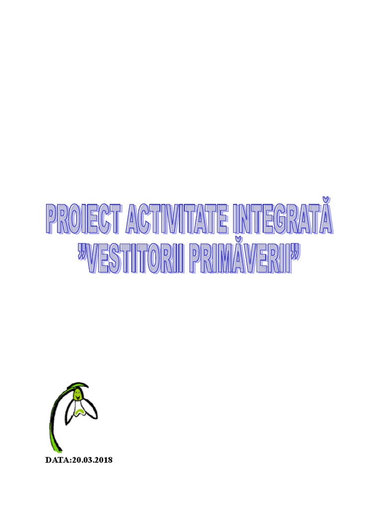 Proiect Inspectie Speciala Grad 2 | PDF
