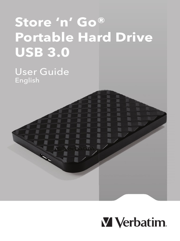 Store N' Go® Portable Hard Drive USB 3.0: User Guide | PDF | Hard Disk ...