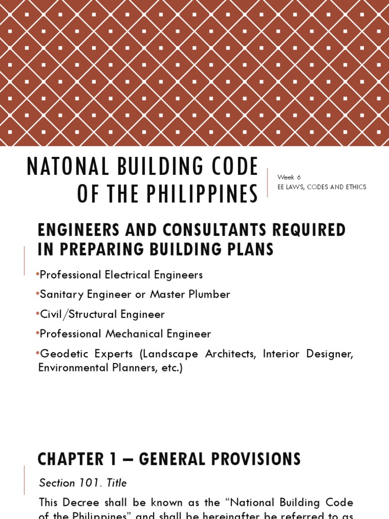 Module 7 - National Building Code | PDF | Wall | Fine (Penalty)