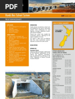 Humes Box Culvert Specifications Guide | PDF | Precast Concrete | Concrete