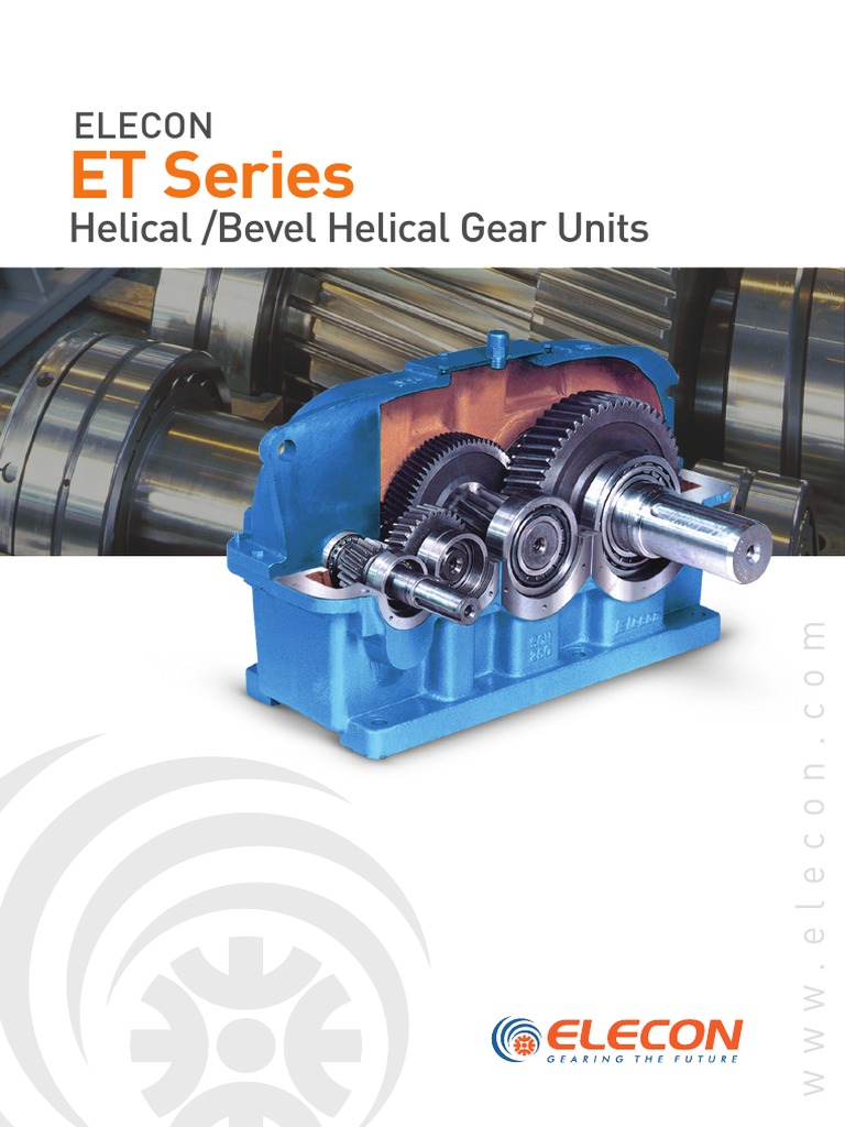 Elecon-ET-Catalogue.pdf | Gear | Transmission (Mechanics) | Free 30-day ...