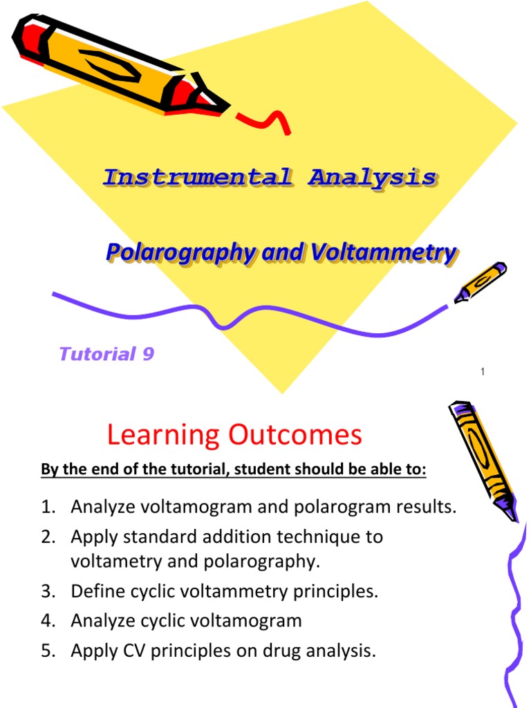 Tutorial 9 - Polarography and Voltammetry - 481 | PDF | Redox ...