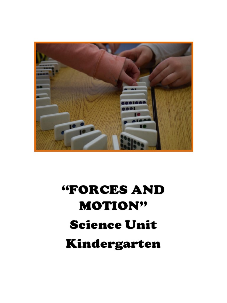 Kindergarten Forces & Motion Unit | PDF | Educational Assessment ...