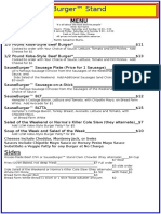 LSU 459 Dining Hall Menu for Oct 15 | PDF | Spanish Cuisine | Roasting