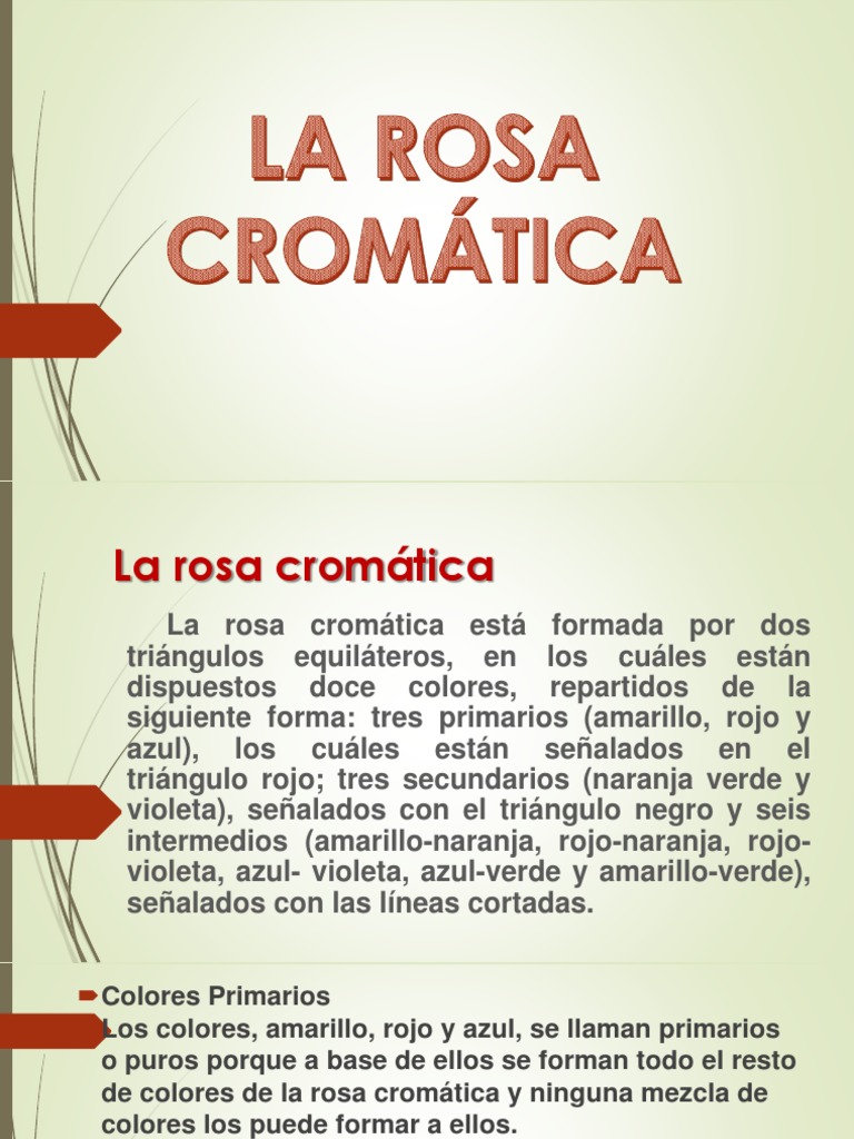 La Rosa Cromatica | PDF | Color | Rojo