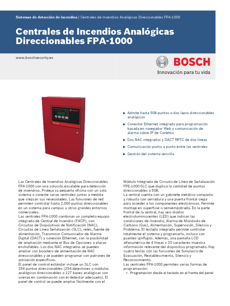 FPA 1000 Data Sheet esAR 5046636299 | PDF | Red mundial | Internet y web