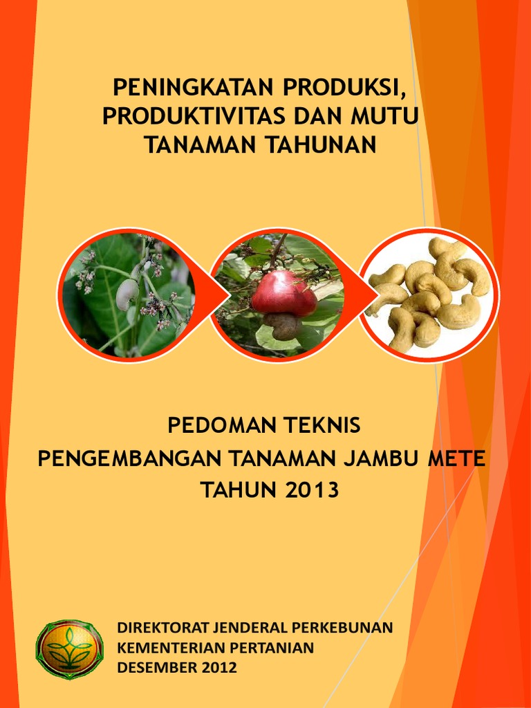 Pedoman Teknis Pengembangan Tanaman Jambu Mete | PDF