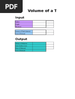 Vessel Volume - Calculation | PDF