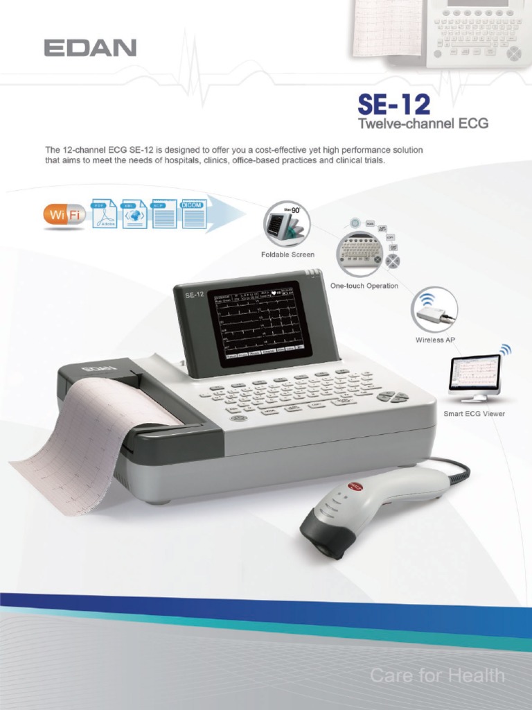 Ecg Edan Se 12 | PDF
