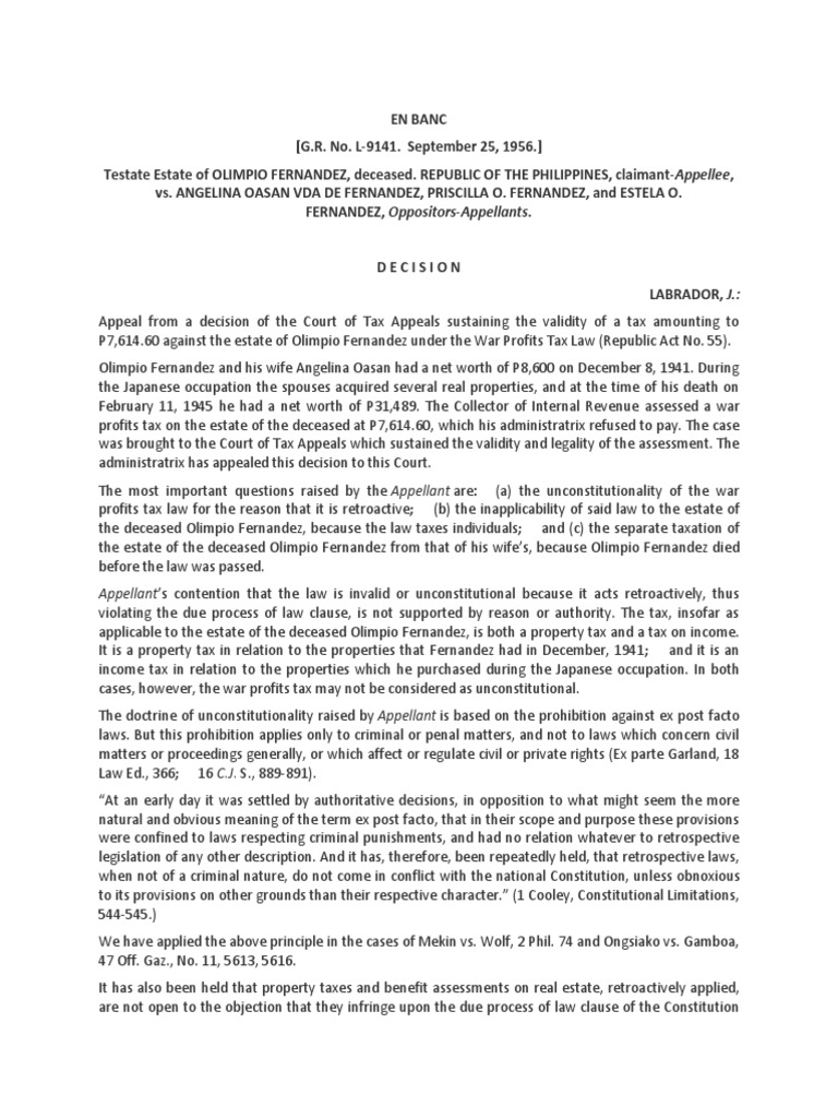 Ex Post Facto Laws | PDF | Ex Post Facto Law | Witness