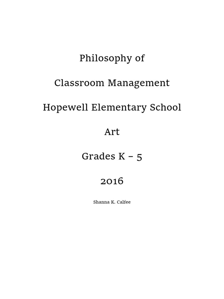 Sped 531 Classroom Management Binder 2016 | PDF | Individualized ...