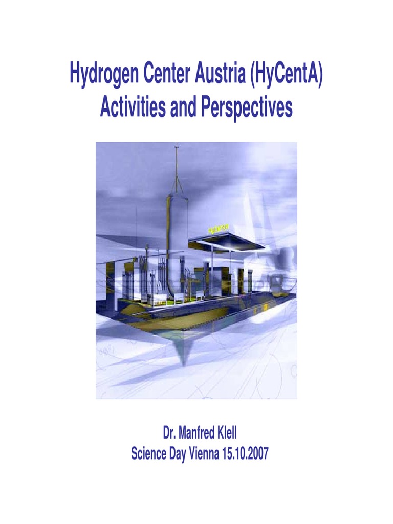 Hydrogen Center Austria T S | PDF | Liquid Hydrogen | Hydrogen